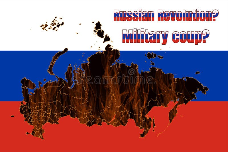 Outline Map of Russia on Fire. is an Internal Military Conflict in the ... Outline Map of Russia on Fire. is an Internal Military Conflict in the ...