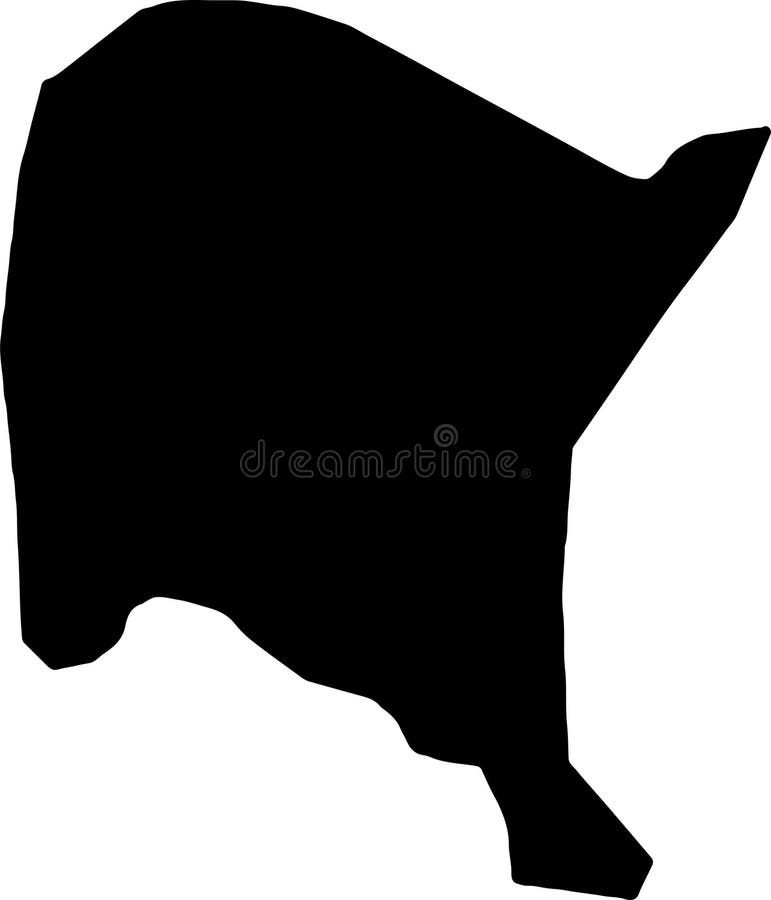 Yumbe Uganda Silhouette Map with Transparent Background Stock Vector ...