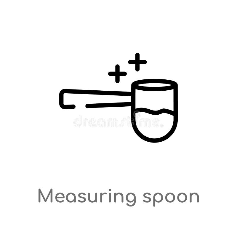 Set of Outline Measuring Icons. Minimalist Thin Linear Web Icon Set ...