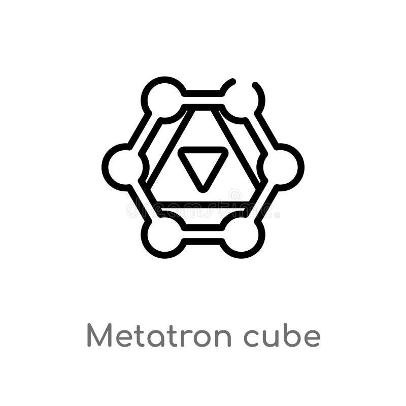 Metatron Cube Vector Stock Illustrations – 295 Metatron Cube Vector ...