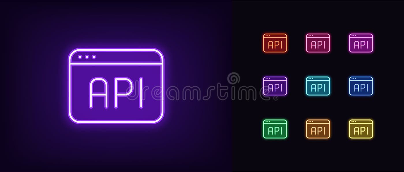Api Neon Stock Illustrations – 274 Api Neon Stock Illustrations ...