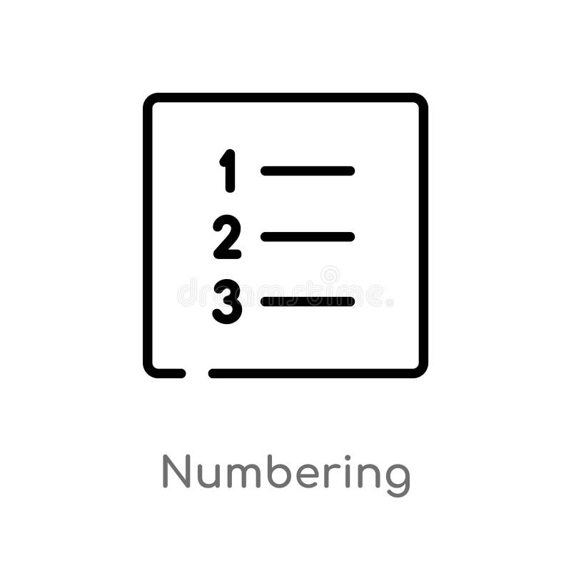Numbering Stock Illustrations – 837 Numbering Stock Illustrations ...