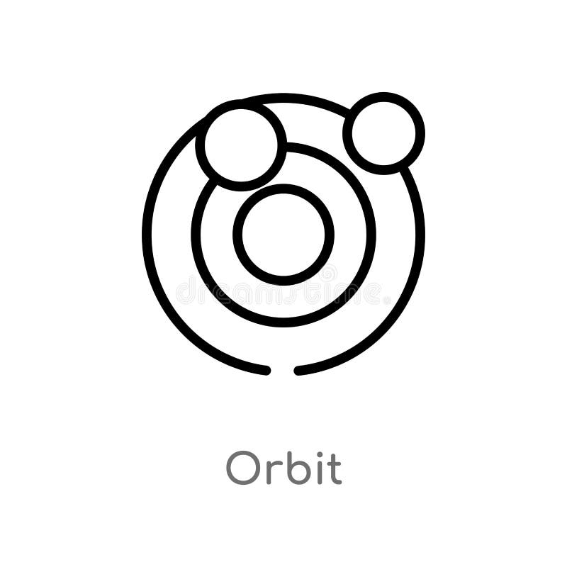 Vector Sun Earth Orbit Simple Vector Illustration Stock Vector ...