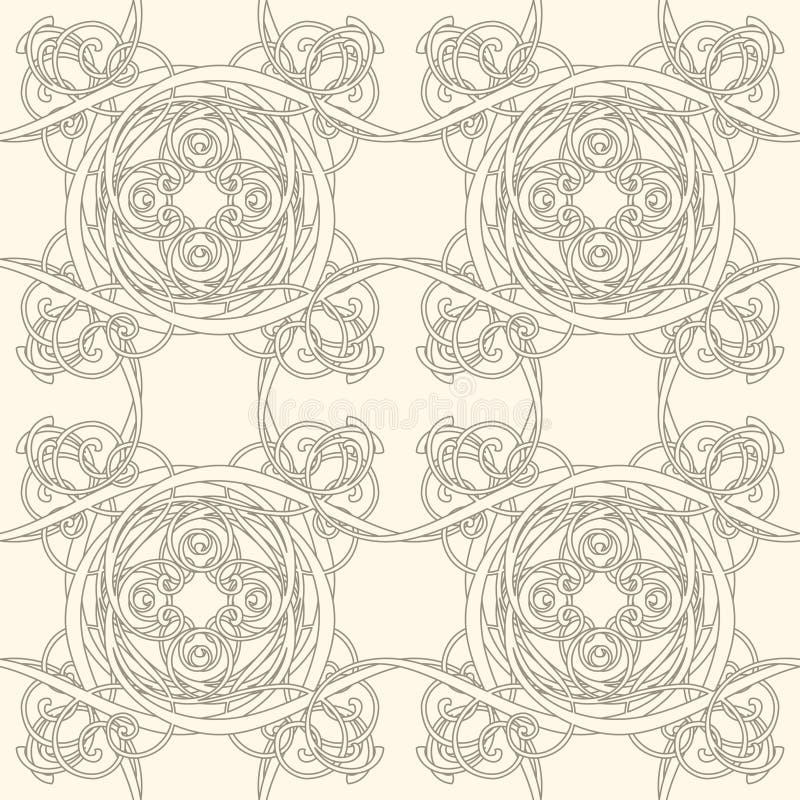 Outline pattern in modern stock vector. Illustration of decor - 13816567