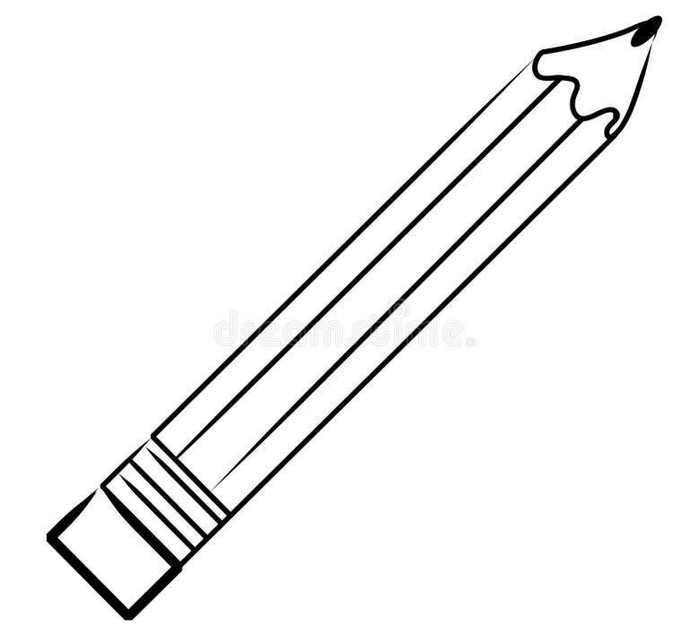 Paper Pencil Outline Stock Illustrations – 45,262 Paper Pencil Outline ...
