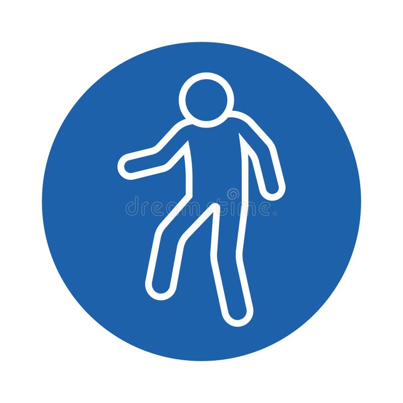 Outline of a Person. Vector Illustration Decorative Background Design ...