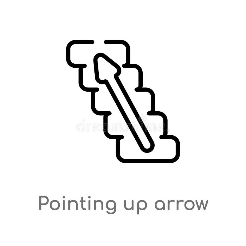 Arrows Black Pointing Up Stock Illustrations – 640 Arrows Black ...