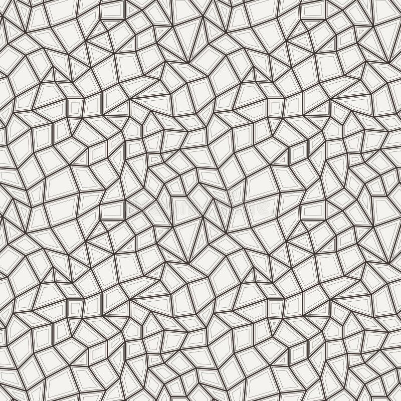 Outline Polygon Seamless Pattern. Stock Vector - Illustration of ...