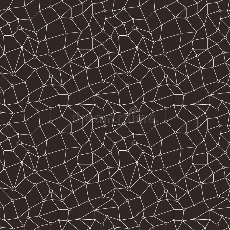 Outline Polygon Seamless Pattern. Stock Vector - Illustration of ...