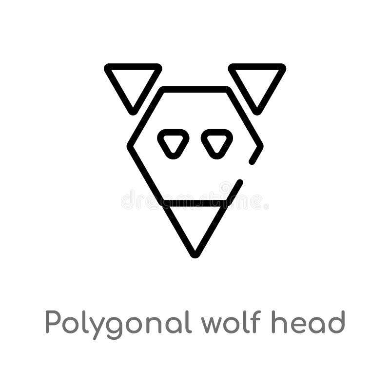 Wolf Geometry Stock Illustrations – 460 Wolf Geometry Stock ...
