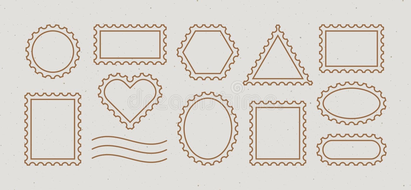 Postage Stamp Border Template Stock Illustrations – 3,445 Postage Stamp ...