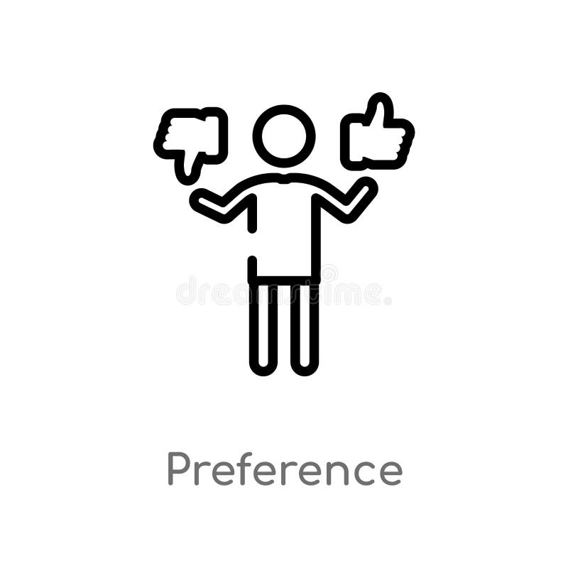 Preference Icon on White Background. Simple Element Illustration from ...