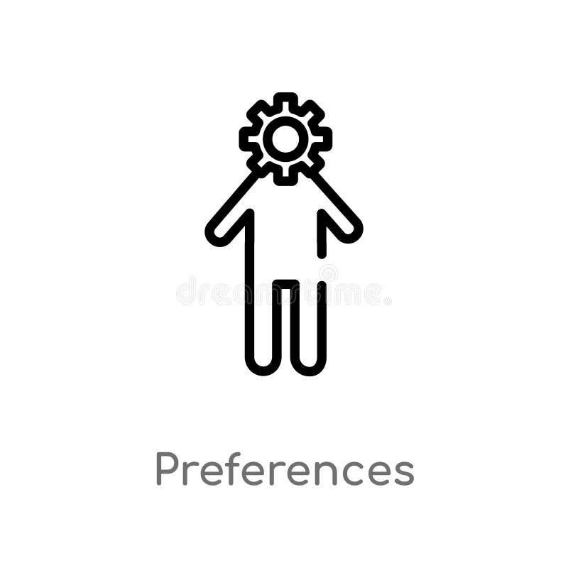 Preference Icon on White Background. Simple Element Illustration from ...