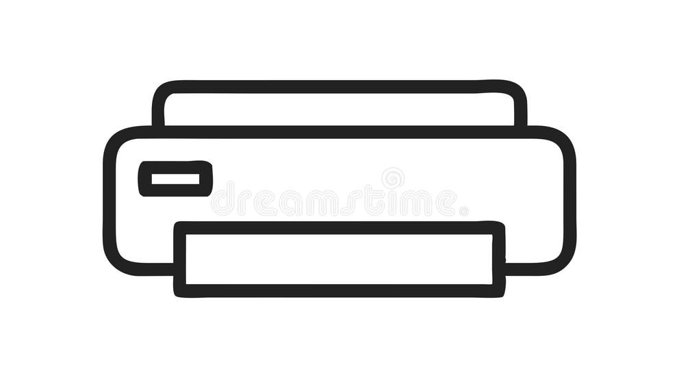 Output Device Outline Stock Illustrations – 511 Output Device Outline ...