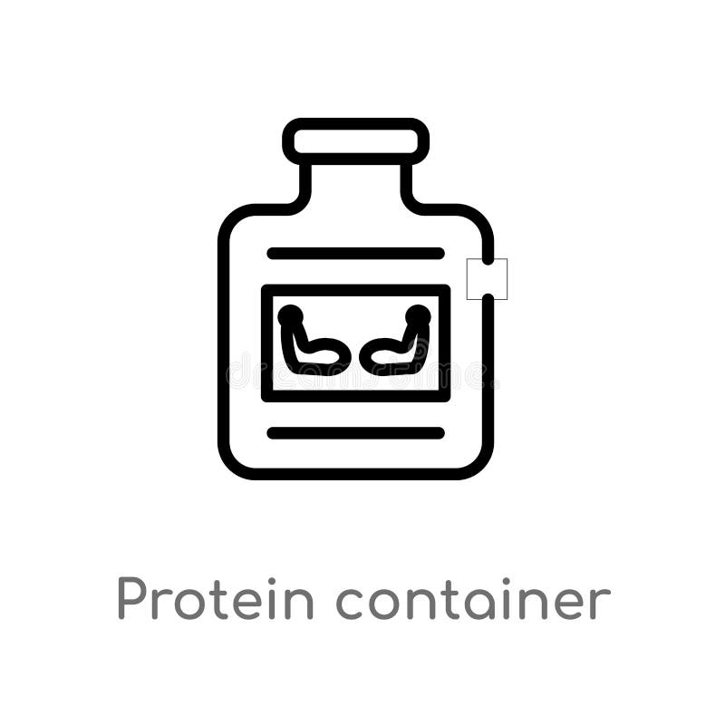 Protein Line Concept Stock Illustrations – 5,138 Protein Line Concept ...