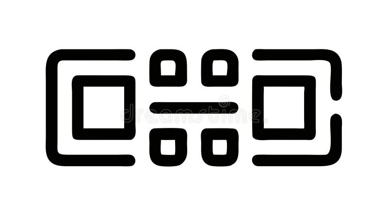 Outline QR Code Icon Vector Scanning Data Encoding, Vector Design Generative AI Stock Vector ...