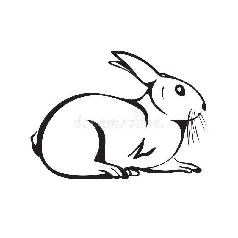 Rabbit Outline Stock Illustrations – 38,609 Rabbit Outline Stock ...
