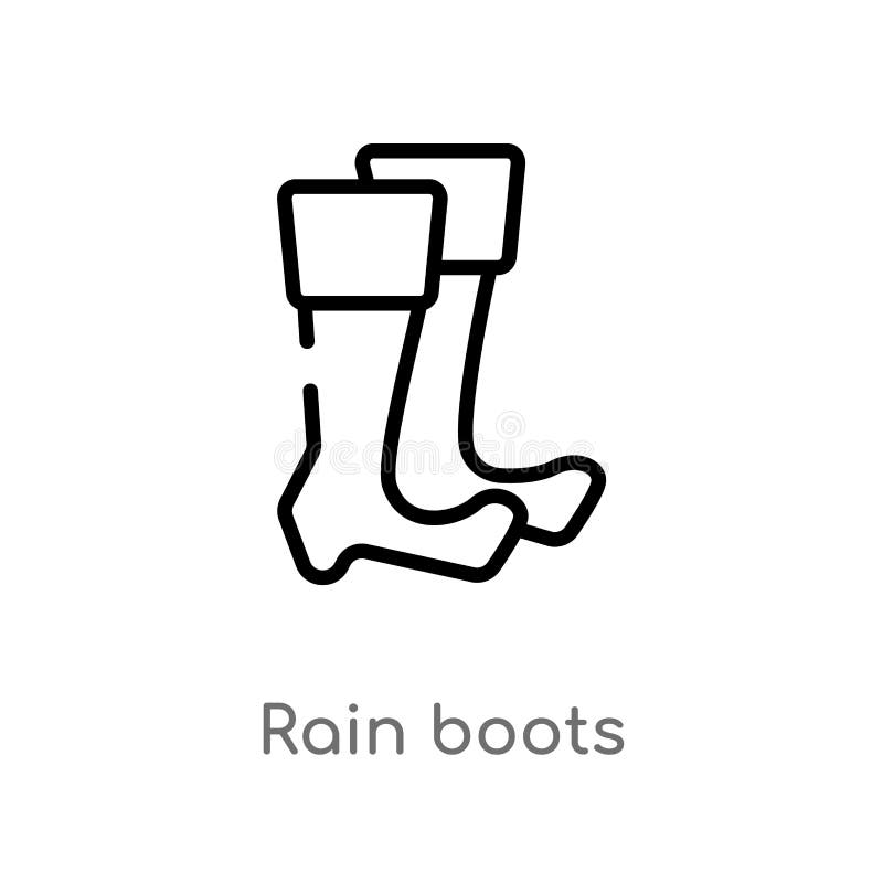 Wellington Boots Black White Illustration Stock Illustrations – 273 ...