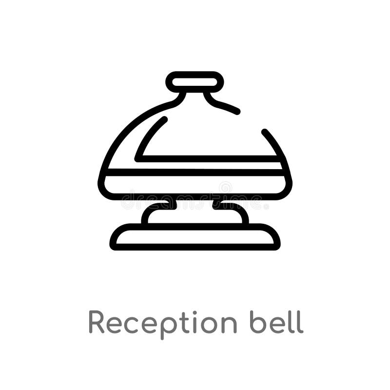 Concierge Bell Outline Stock Illustrations – 720 Concierge Bell Outline Stock Illustrations ...