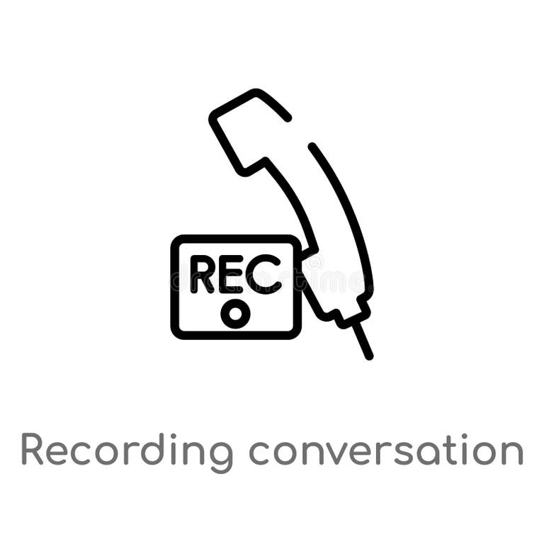 Recording Outline Stock Illustrations – 11,122 Recording Outline Stock ...