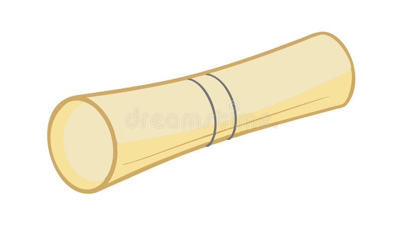 Outline of a Scroll or Parchment, Representing Documents , Vector ...