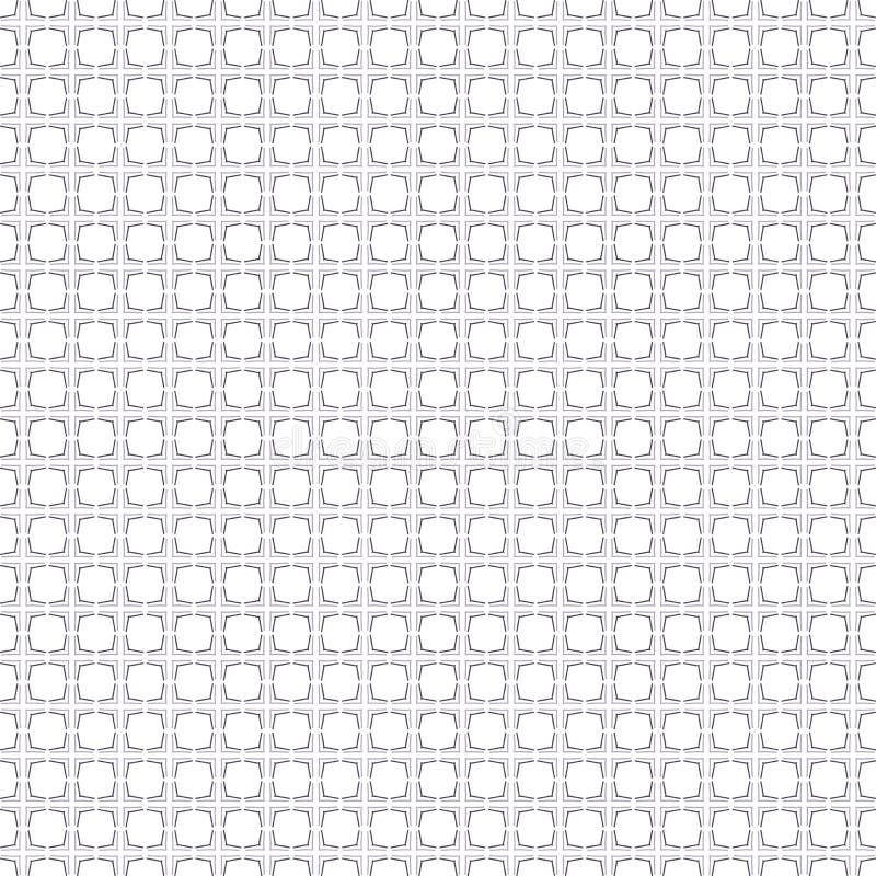 Outlined Mesh Grid Style Vector Unique Modern Ornament Seamless Pattern ...