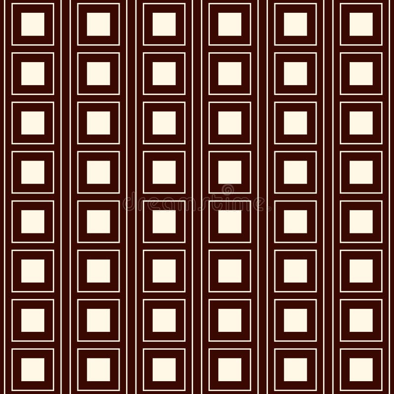 Outline Seamless Pattern with Simple Geometric Ornament. Repeated ...