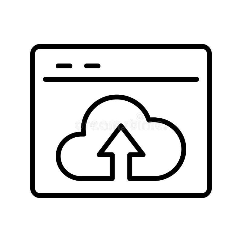 Upload Outline Icon Stock Illustrations – 25,199 Upload Outline Icon ...