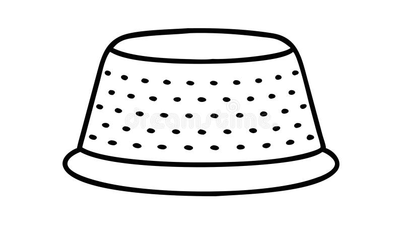 Outline Sewing Thimble Icon for Tailoring Needlework and Craft , Vector Design Generative AI ...