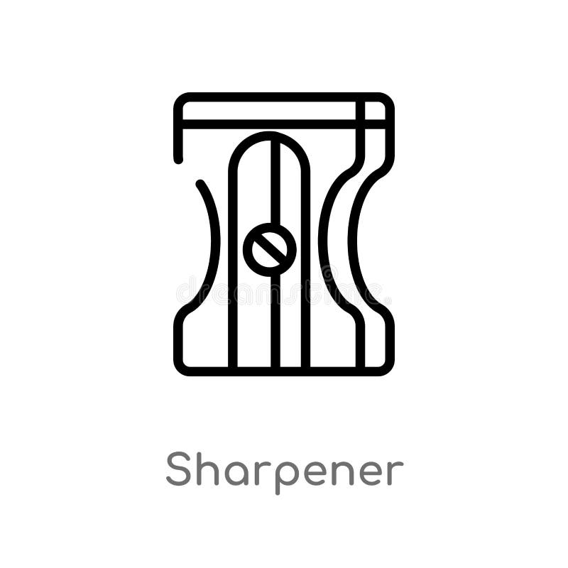Sharpener Icon on White Background. Simple Element Illustration from ...