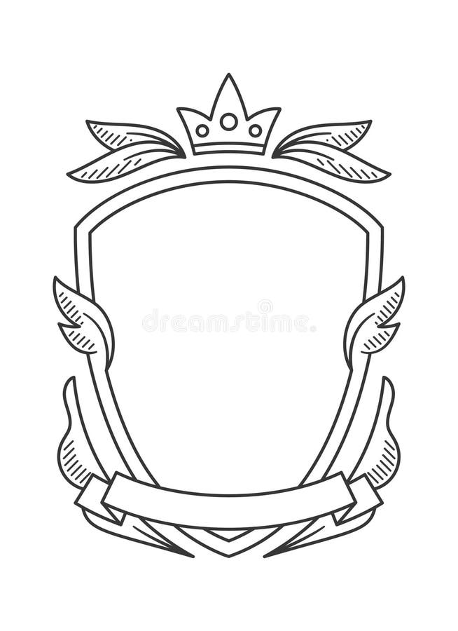 Empty Shield Badge Stock Illustrations – 5,825 Empty Shield Badge Stock ...