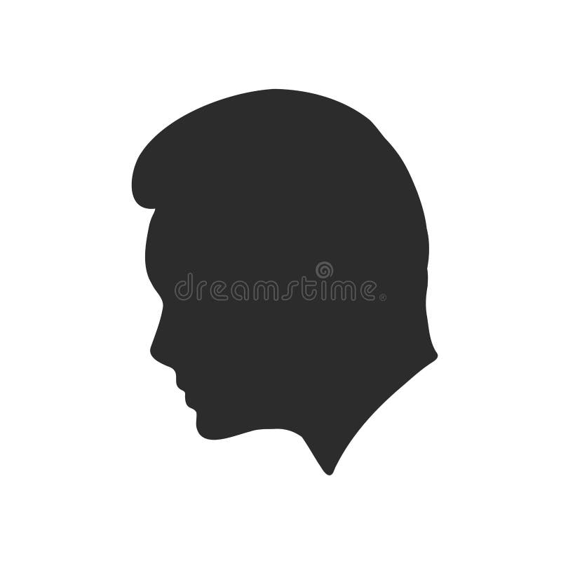 Face Side Profile Outline Stock Illustrations – 2,541 Face Side Profile ...