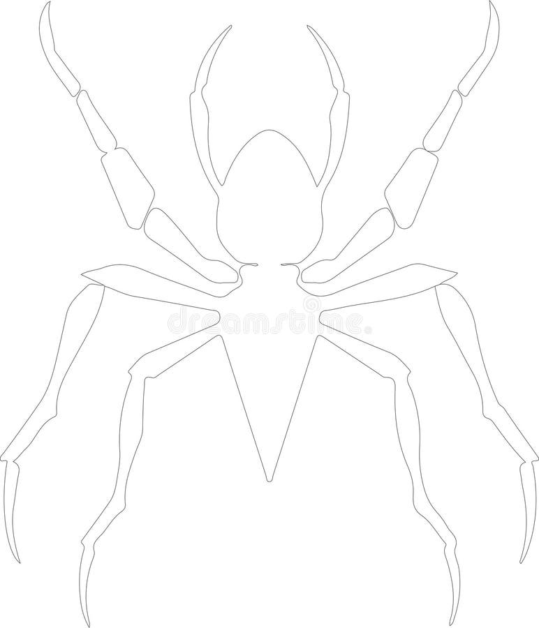 Assassin Bug Outline Silhouette Generative Ai Stock Vector ...