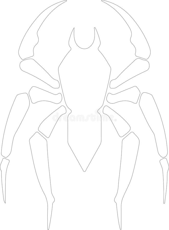 Assassin Bug Outline Silhouette Generative Ai Stock Vector ...