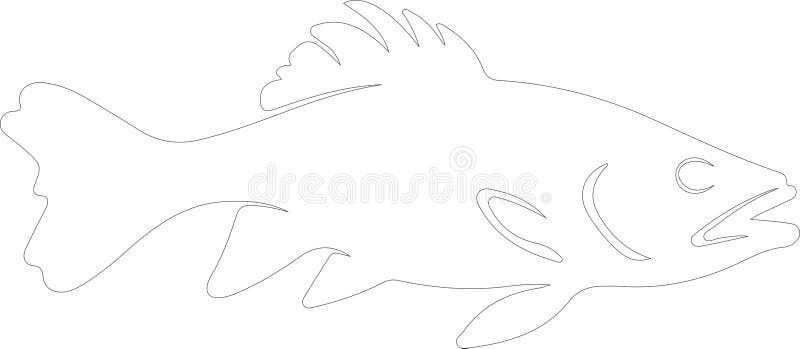 Cod Outline Silhouette Generative Ai Stock Vector - Illustration of ...