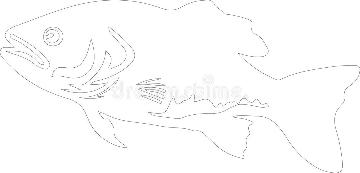 Cod Outline Stock Illustrations – 2,119 Cod Outline Stock Illustrations ...