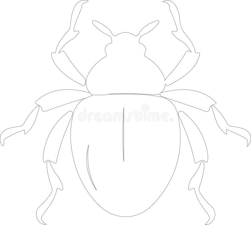 Waterbug Outline Stock Illustrations – 30 Waterbug Outline Stock ...
