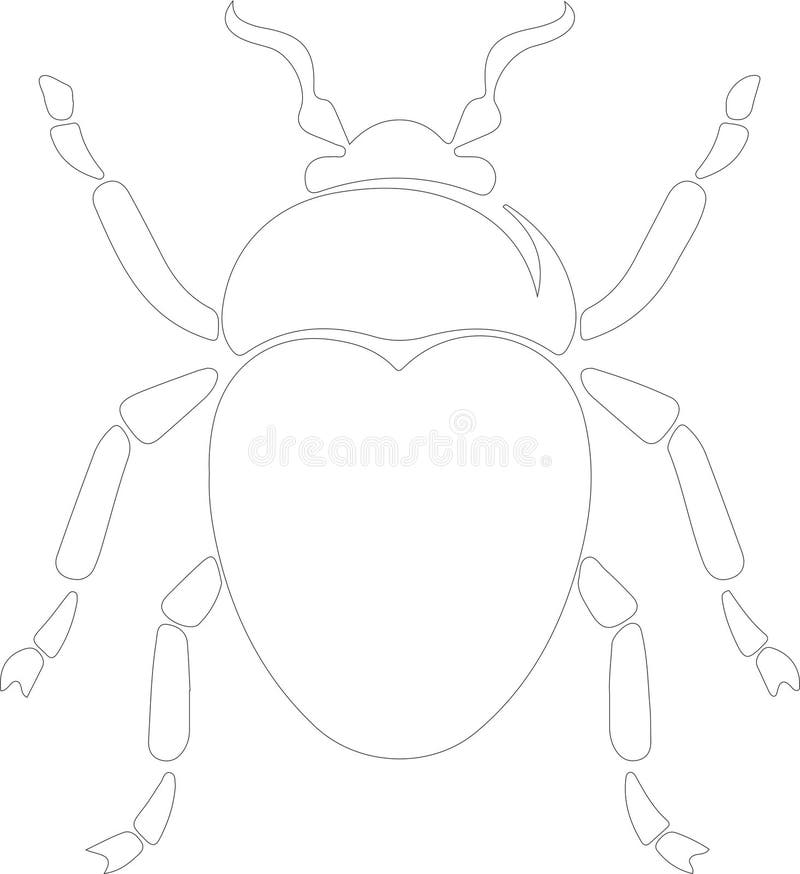 Waterbug Outline Stock Illustrations – 30 Waterbug Outline Stock ...