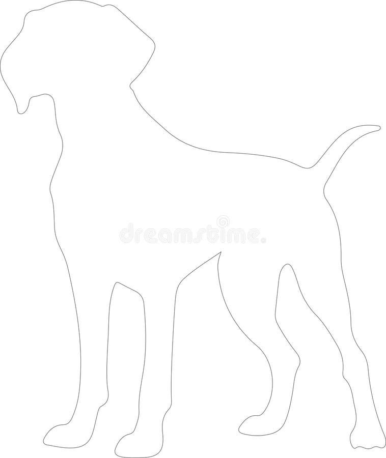 Silhouette Weimaraner Stock Illustrations – 276 Silhouette Weimaraner ...