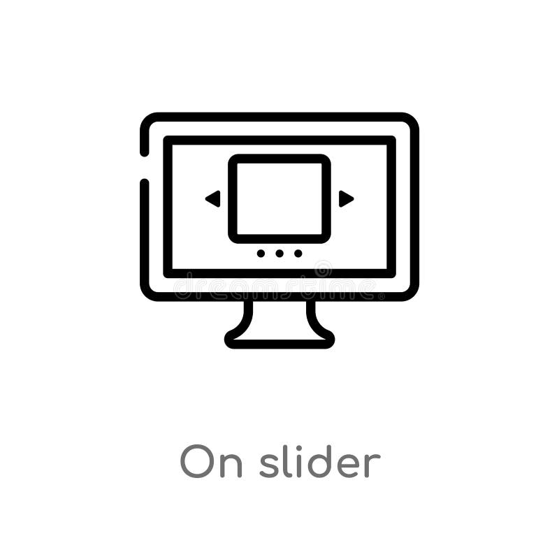 Sliders Icon in Different Style Vector Illustration. Two Colored and ...
