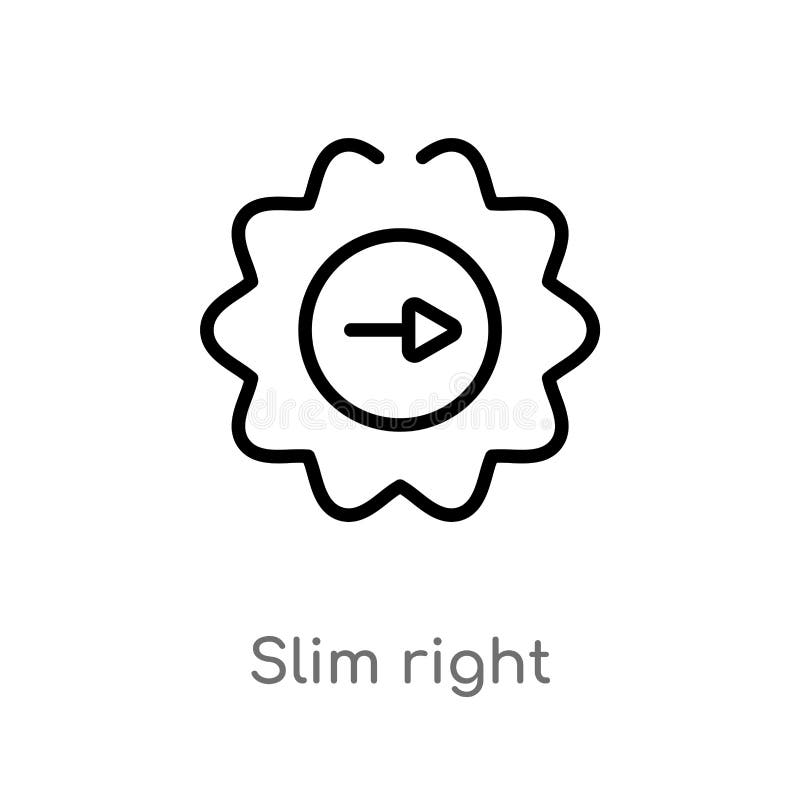 Outline Slim Fit Pants Vector Icon. Isolated Black Simple Line Element ...