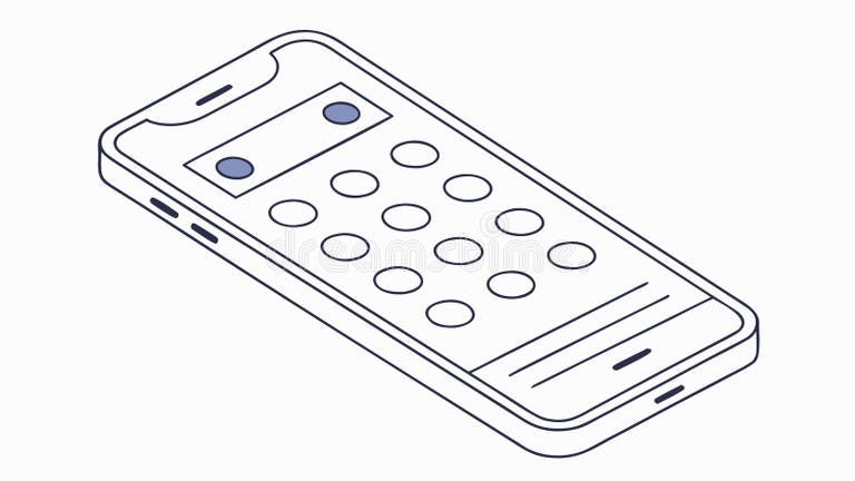 Keypad Smartphone Outline Stock Illustrations – 407 Keypad Smartphone ...