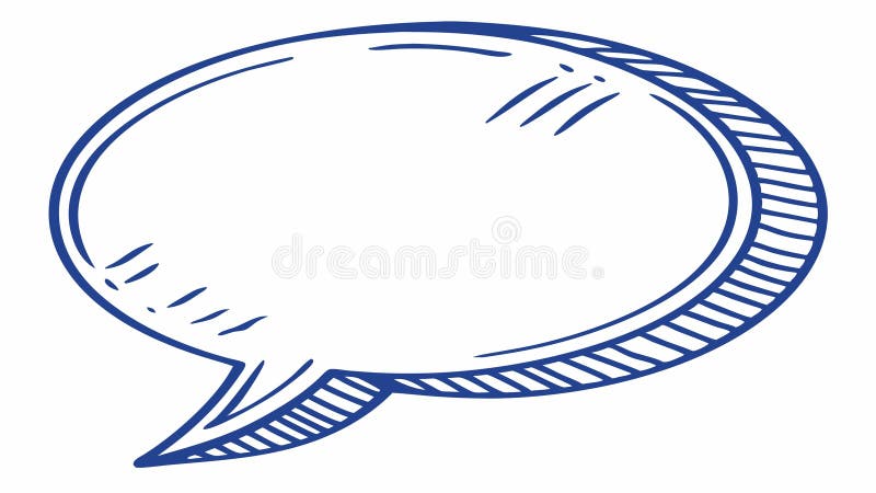 Outline Speech Bubble Vector for User Interface Design, Vector Design ...