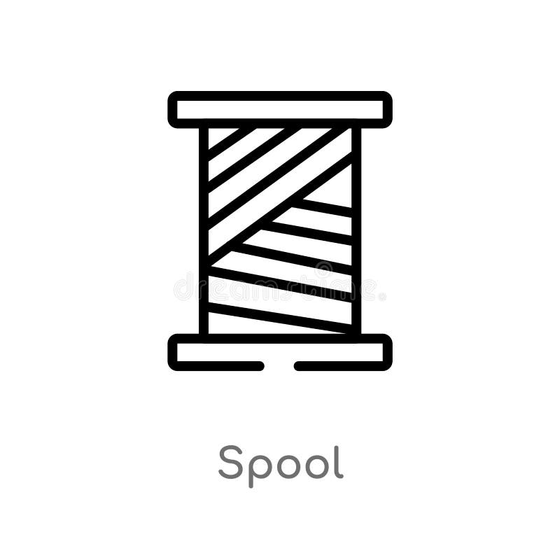 Spool Isolated Icon. Simple Element Illustration from Sew Concept Icons ...