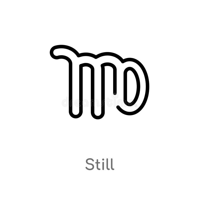 Still Vector Icon in 6 Different Modern Styles. Black, Two Colored ...