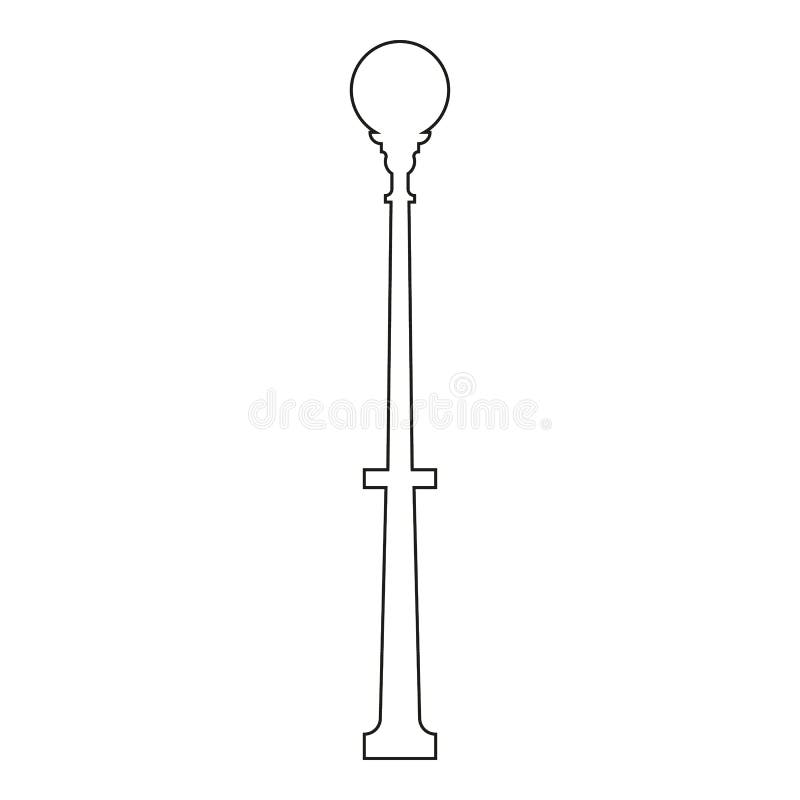Street Lamp Light Outline Silhouette Stock Illustrations – 1,151 Street ...