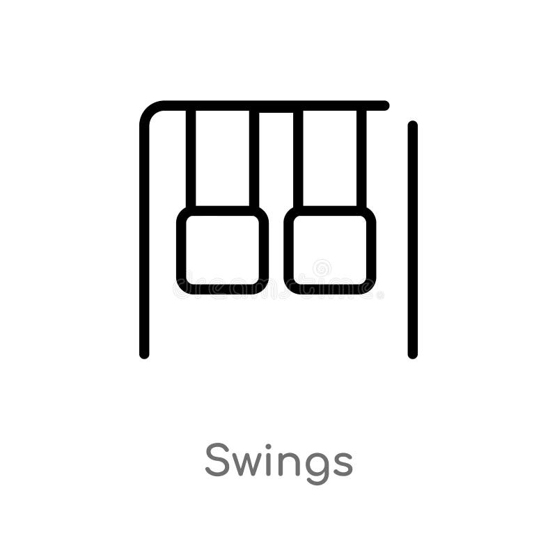 Swings Outline Stock Illustrations – 368 Swings Outline Stock ...