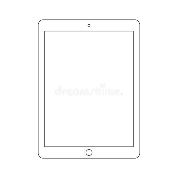 Tablet Vector Lines Icon Stock Illustrations – 1,476 Tablet Vector ...