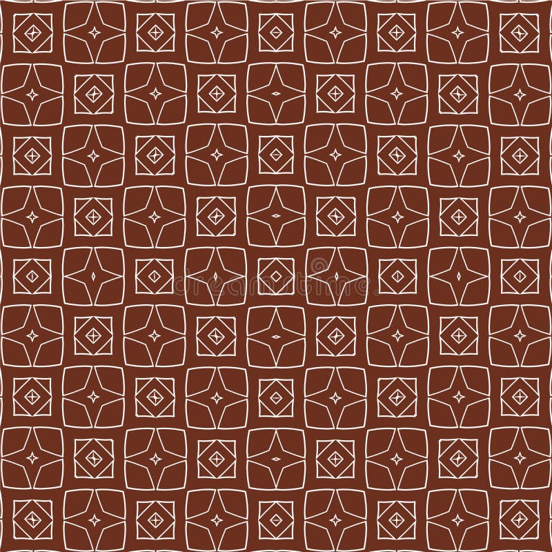 Outline Tiles Geometric Pattern.Seamless Texture in Retro Style. Modern ...