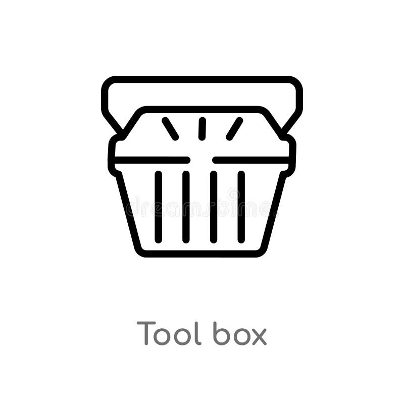 Toolbox Editable Stroke Stock Illustrations – 270 Toolbox Editable ...